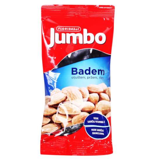 Badem JUMBO prženi,oljušteni slani 75g