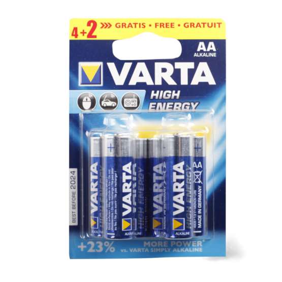 Baterija VARTA alkalna LL Power LR6 4+2