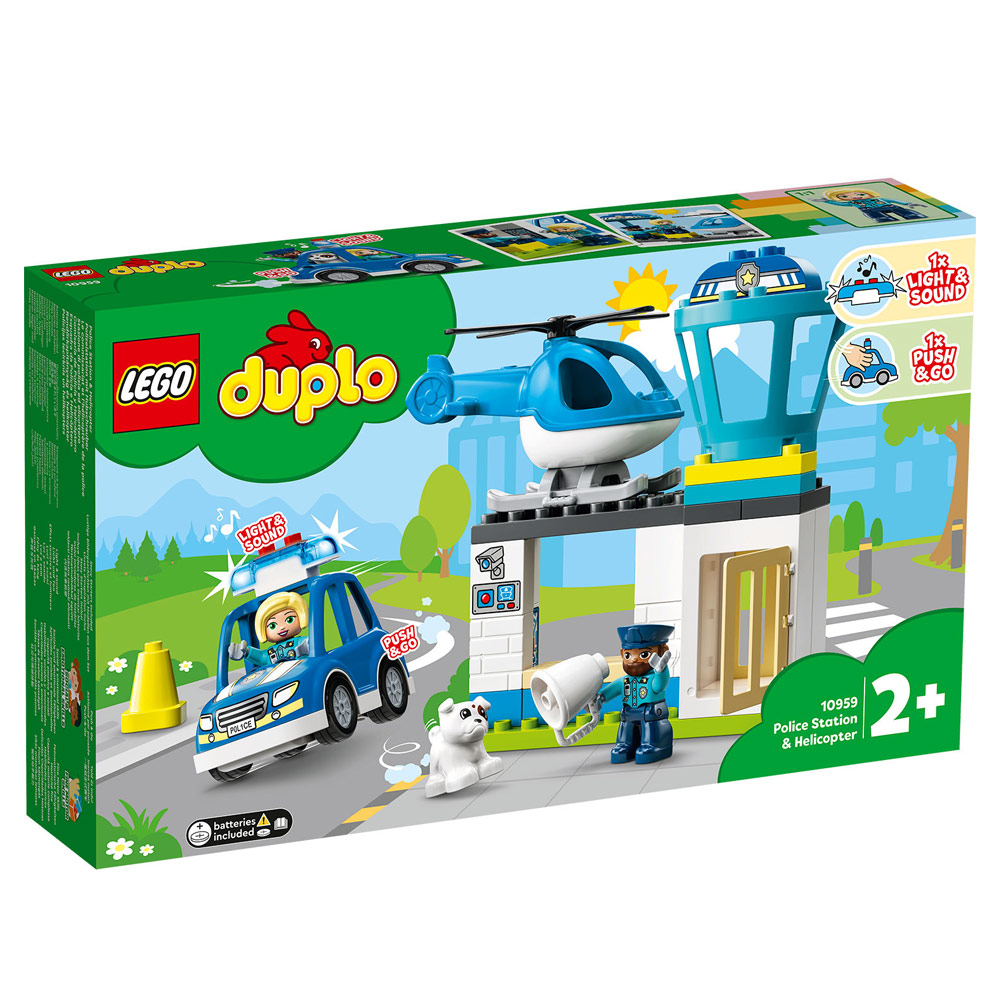 LEGO DUPLO Policijska stanica i helikopter