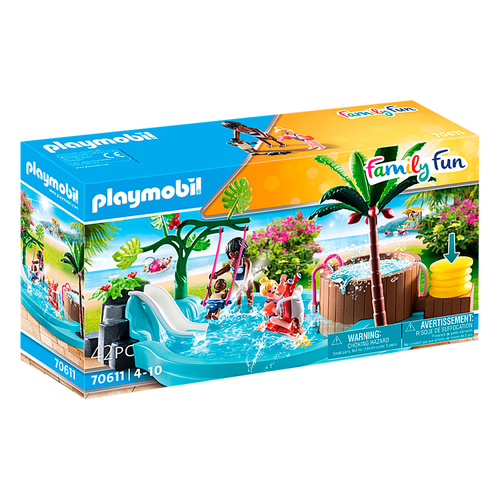 Playmobil Family Fun Dečiji bazen sa toboganom