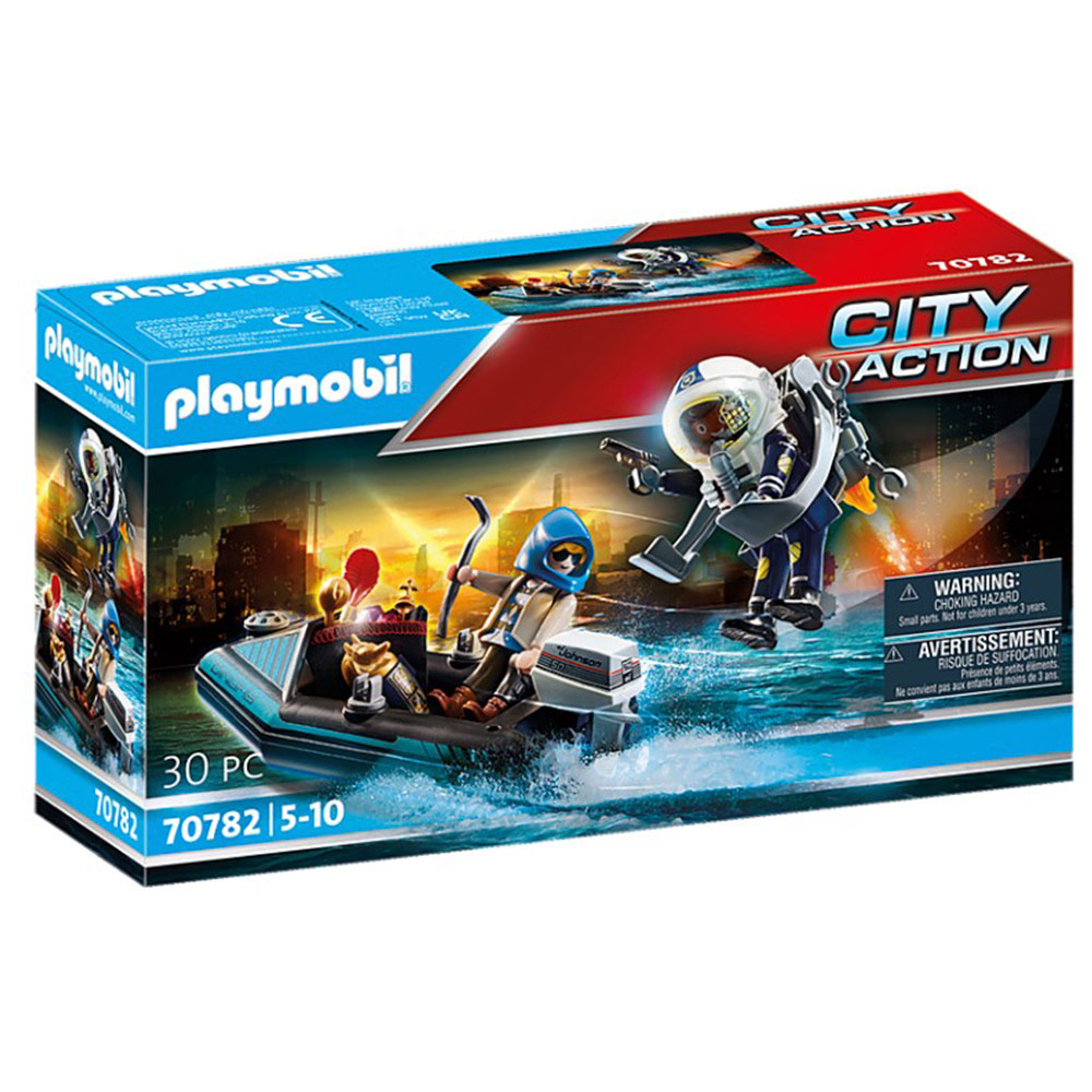 Playmobil City Action Policijska potera mlaznim rancem