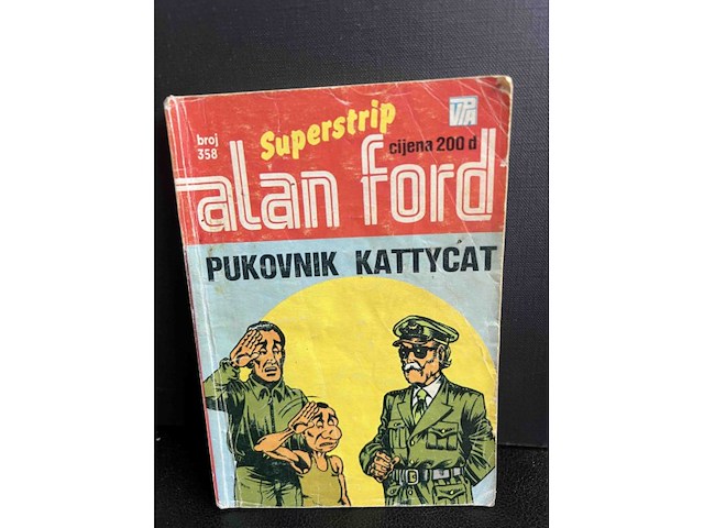 Alan Ford 358 Pukovnik Kattycat