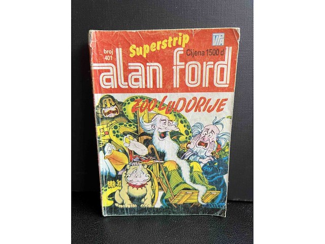 alan ford 401 - Zoo ludoririje