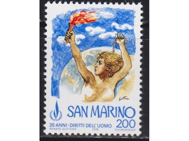 San Marino 1978 Ljudska prava čisto
