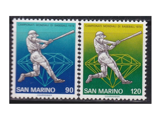 San Marino 1978 Bezbol čisto