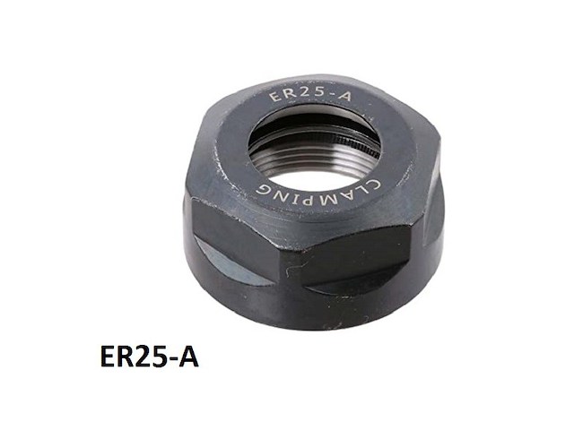 Navrtka ER25 model A - M32x1,5mm
