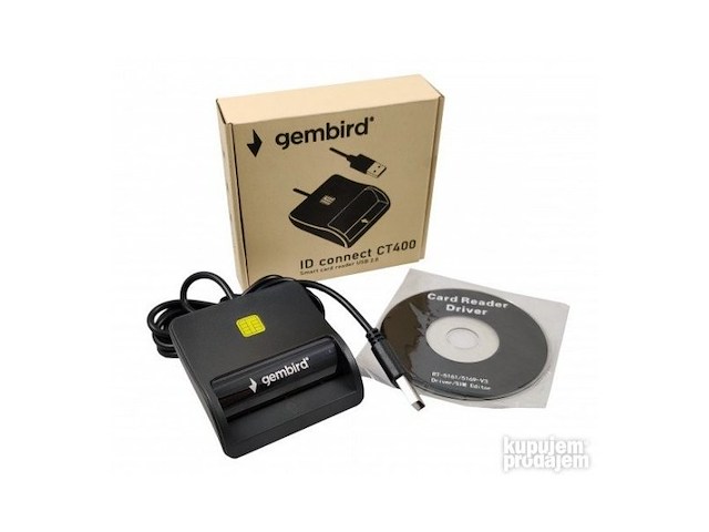 CRDR CT400 Gembird Smart card reader USB 2.0 Citac za l