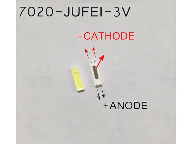 Led diode 7020 3v za reparaciju pozadinskog osvetlenja