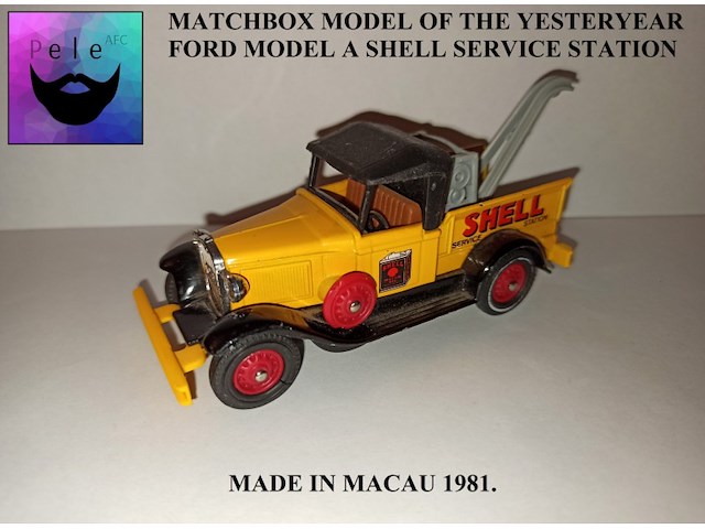Matchbox Yesteryear Ford Model A Shell 1981 - RARITET