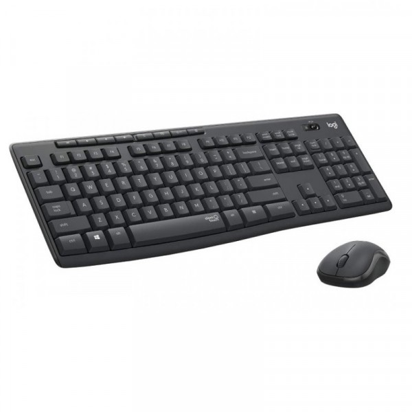 Logitech MK295 Silent Wireless Combo US tastatura + miš crna