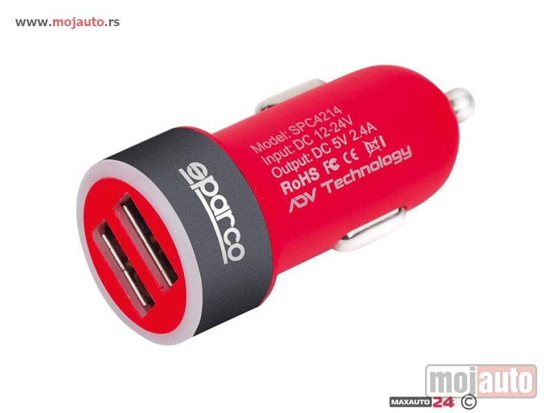 Sparco Corsa USB dupli punjač.