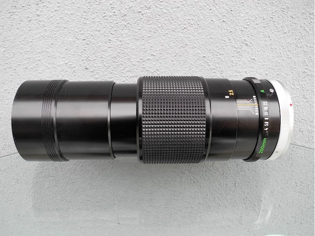 CANON FD 200mm 1:4 S.S.C. Objektiv