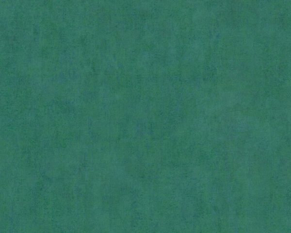 A.S. CRÉATION WALLPAPER «UNI, BLUE, GREEN» 380249