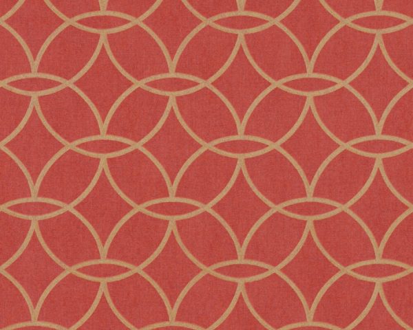 ARCHITECTS PAPER WALLPAPER «METALLIC, ORANGE, RED» 375646