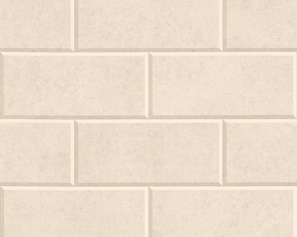 VERSACE HOME WALLPAPER «TILE, BEIGE, CREAM» 343221