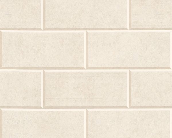 VERSACE HOME WALLPAPER «TILE, BEIGE, CREAM» 343225