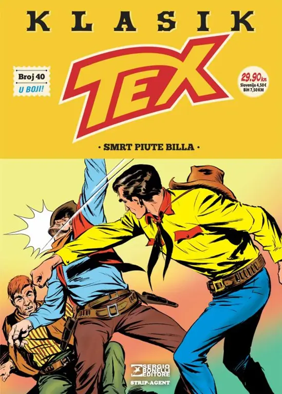 Strip agent TEX KLASIK 40 - Smrt Piute Billa