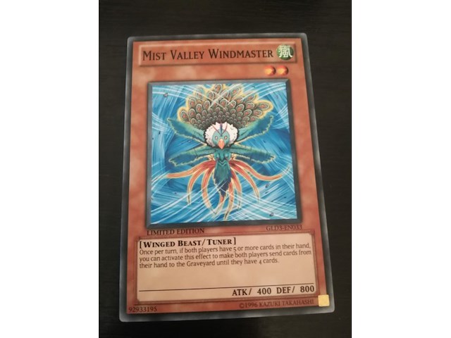 Yu-GI-OH!- Mist Valley Windmaster