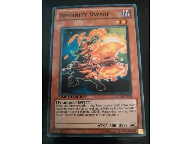 Yu-GI-OH!- Infernity Dwarf (LIMITED EDITION)