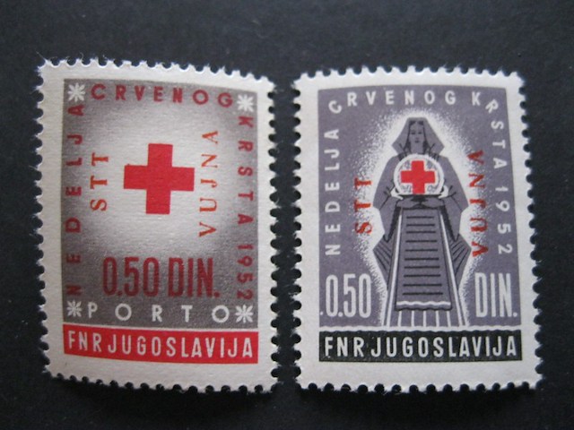 STT VUJA, 1952., Nedelja Crvenog krsta, MNH