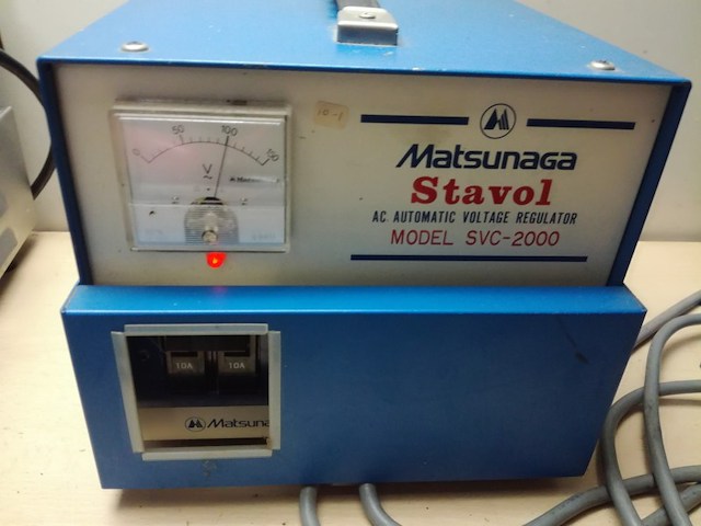 Matsunaga STAVOL-Automatic Voltage Regulator-JAPAN