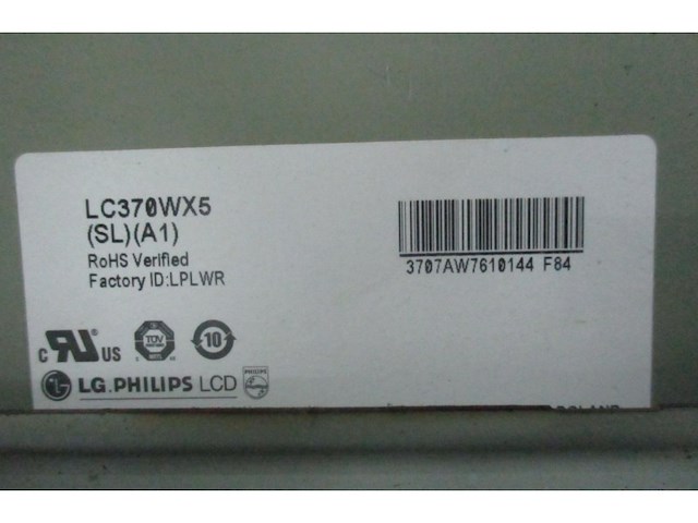 LCD Panel 37`    LC370WX5         (SL) (A1)