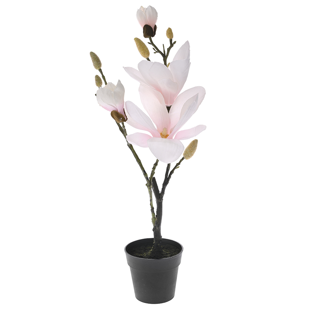 VEŠTAČKA ROZE MAGNOLIJA U SAKSIJI 50 CM
(0110473)