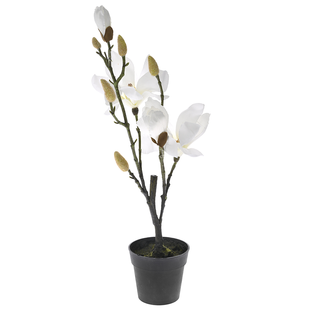 VEŠTAČKA BELA MAGNOLIJA U SAKSIJI 50 CM
(0110475)