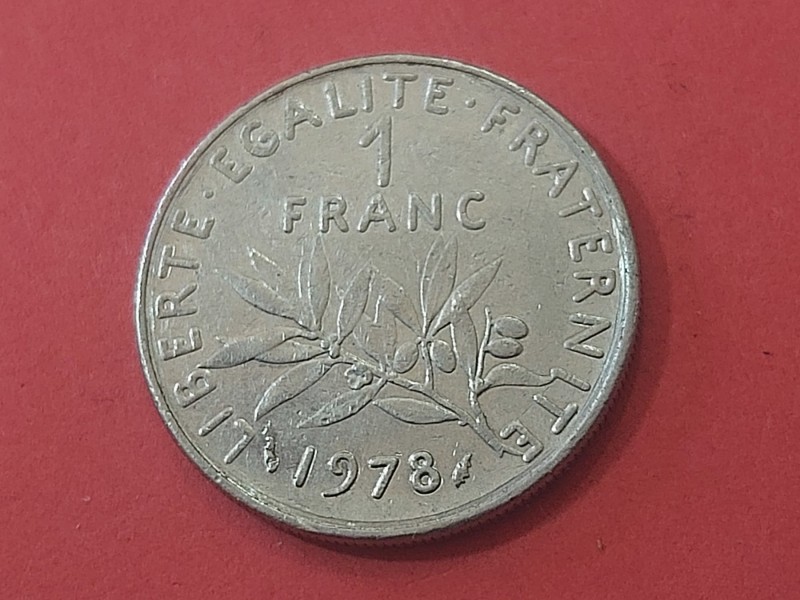 Francuska - 1 franc 1978 god