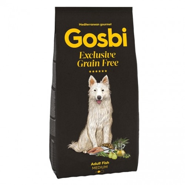 GOSBI EXCLUSIVE GRAIN FREE ADULT FISH MEDIUM 3kg