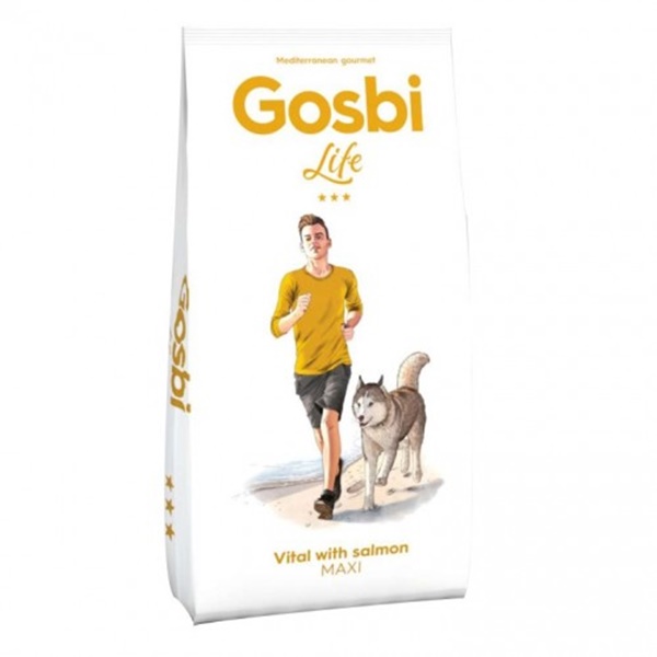 GOSBI LIFE VITAL WITH SALMON MAXI 15 kg