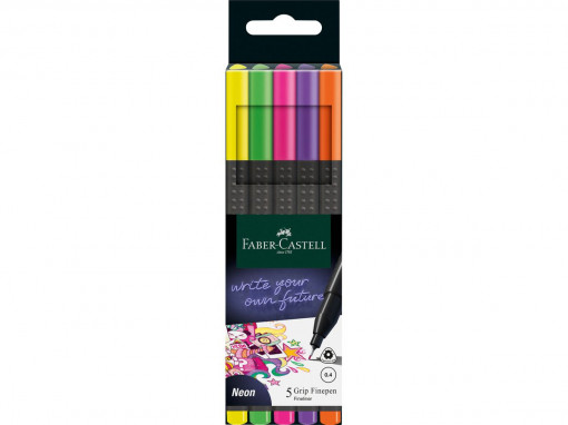 Faber Castell lajner GRIP 1/4 NEON BOJE
