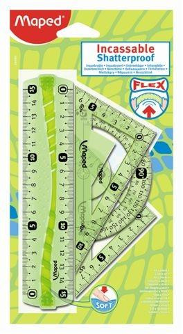 MAPED lenjir set MINI FLEX 15cm