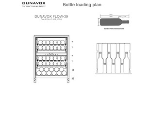 DAUF-39.121DSS DUNAVOX vinska vitrina