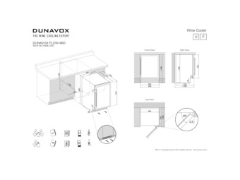 DAUF-46.145DSS DUNAVOX vinska vitrina