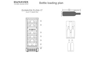 DAUF-17.58DB DUNAVOX vinska vitrina