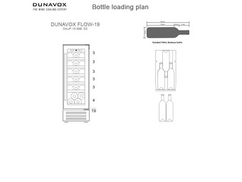 DAUF-19.58B DUNAVOX vinska vitrina