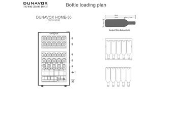 DXFH-30.80 DUNAVOX vinska vitrina