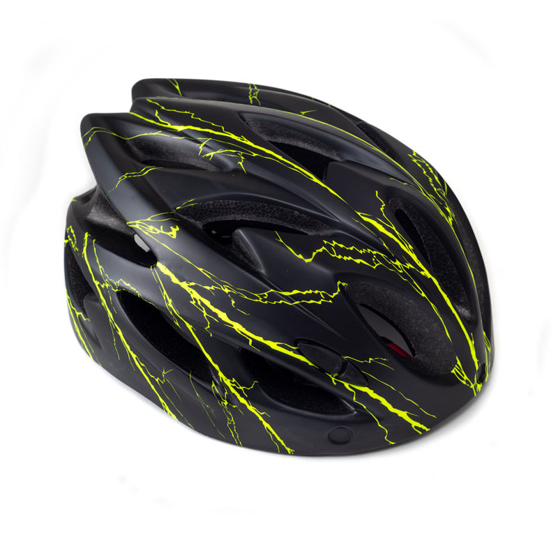 Biciklistička kaciga Kx012 Race crno-zelena