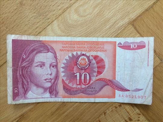 10 dinara 1990