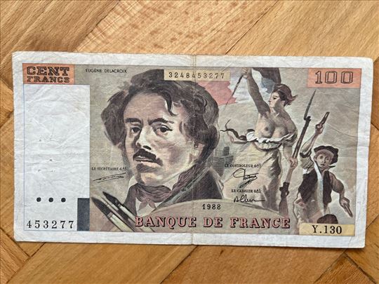 100 Francuski FRANAK 1988