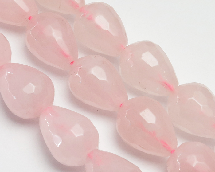 KAM_Rose Quartz kapi 13x10mm – Facetovani (kom)