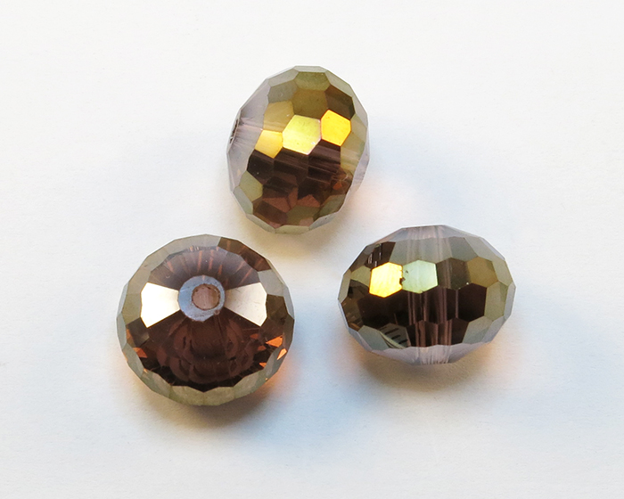 NK-202 12x16mm Lt. Purple Gold Plated (1kom)