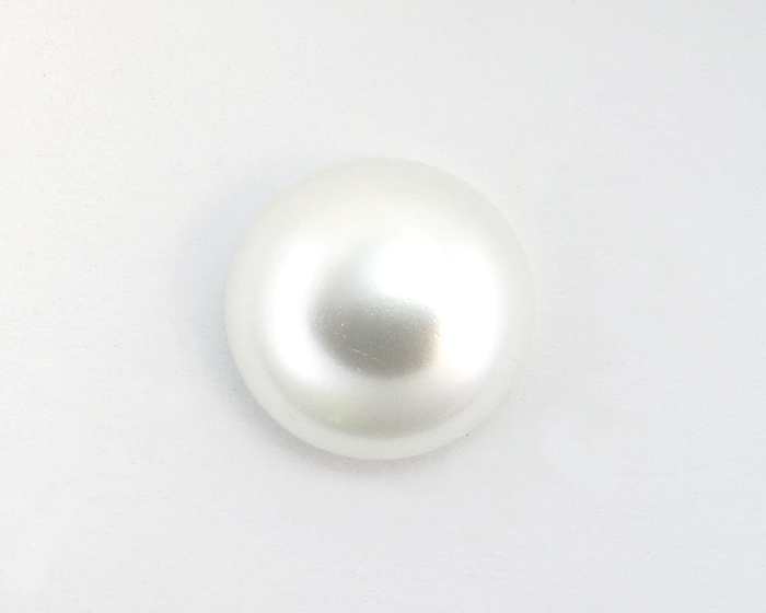 Biser Cabochon 14mm 70400 Bright White (1kom)