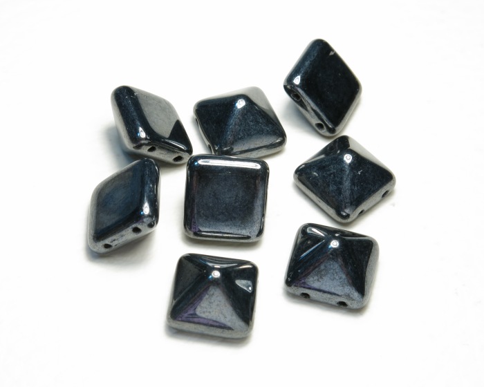 Piramida 12x12mm 23980/14400 Jet Hematite (1kom)