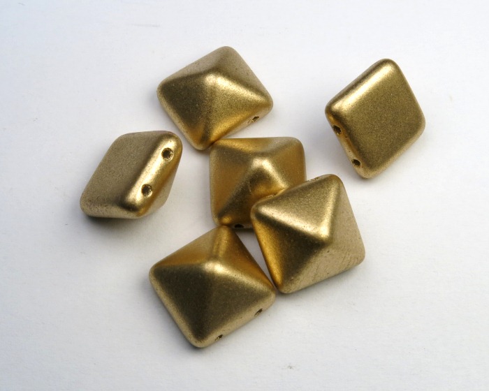 Piramida 12x12mm K01710 Aztec Gold (1kom)