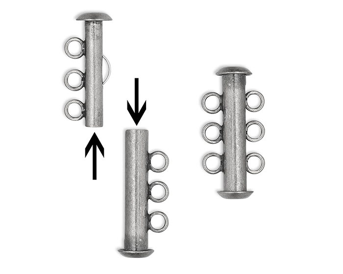 Kopča višenizna 21mm 3 niza (4) – Black Oxide (1kom)