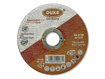 Rezna ploča Duke za metal - 125×1 mm