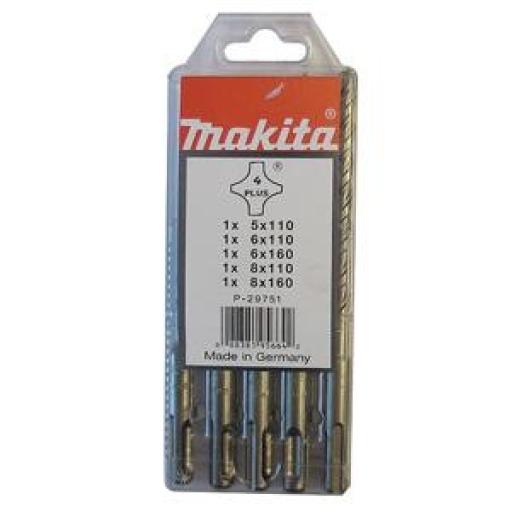 Makita Set SDS+ burgija P-kvaliteta 5,6,8/110mm i 6,8/160mm