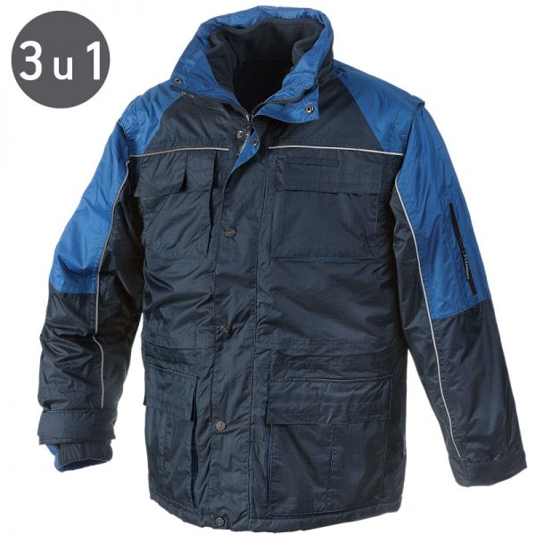 Stanmore zimska jakna 3 u 1 - 100% poliester/PU, uložak od flisa, 285 g/m2